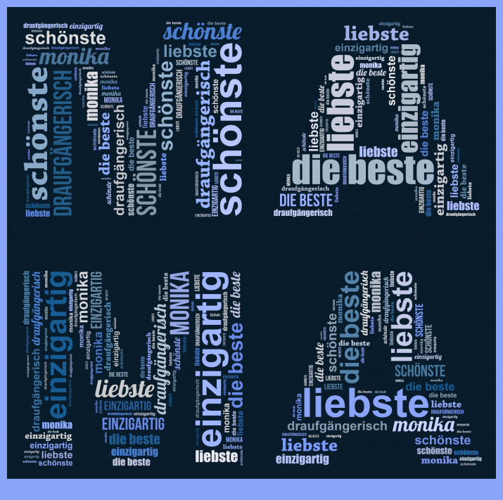 "MAMA" - Wortbild - GeschenkSpeziell.de
