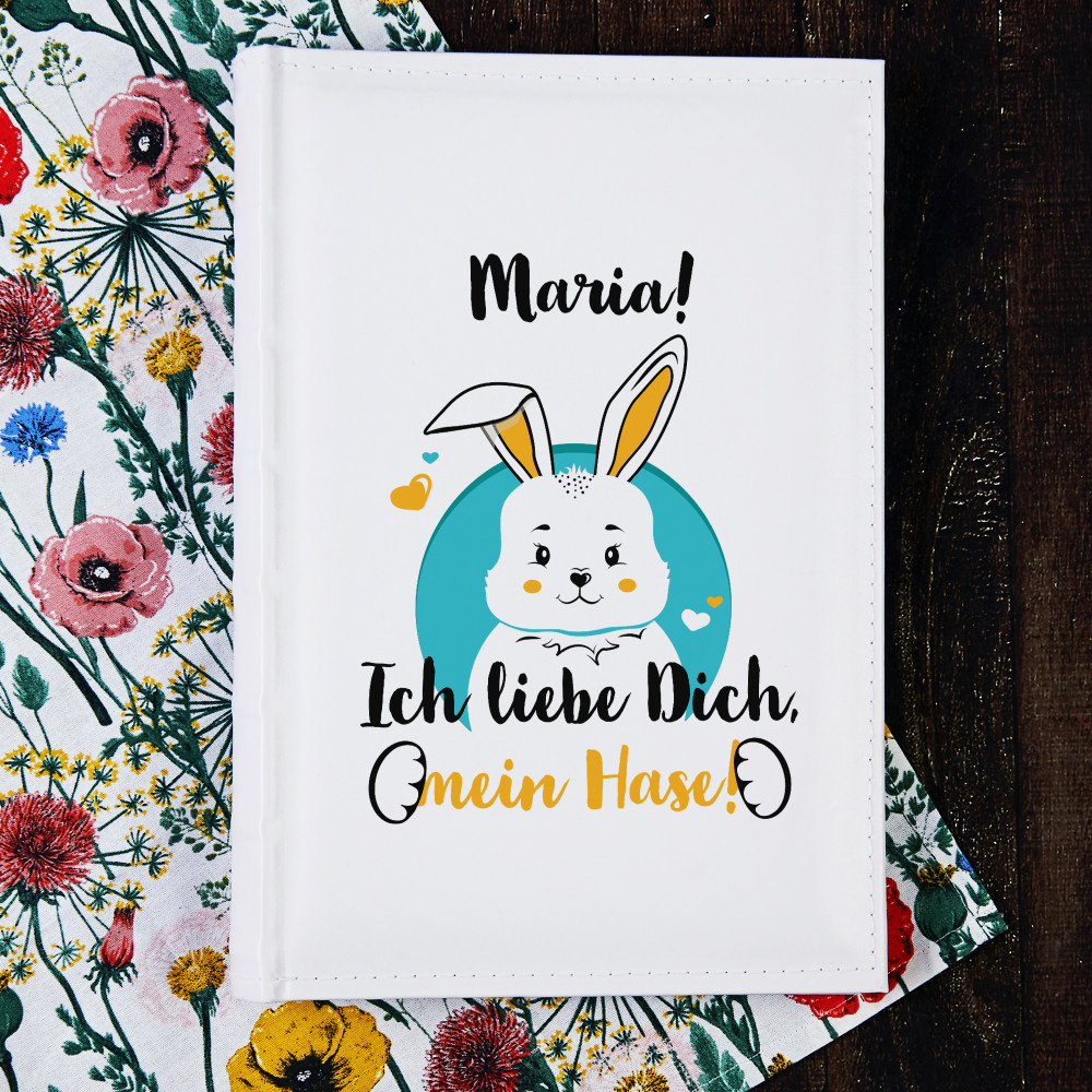 Ich liebe Dich, Mein Hase - personalisiertes Fotoalbum ...